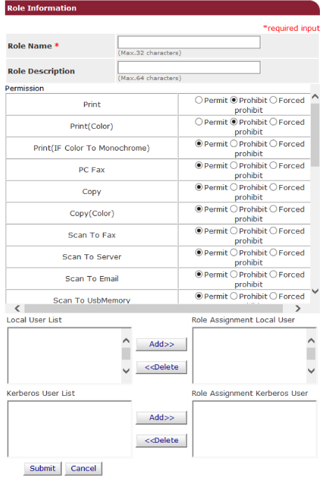 Operating Management/ Specifications | OKI