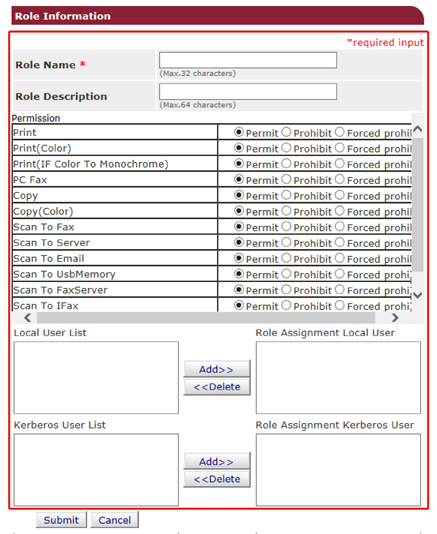 Operating Management/ Specifications | OKI