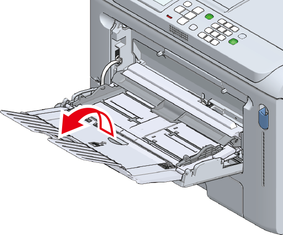 Loading paper in the MP tray | OKI